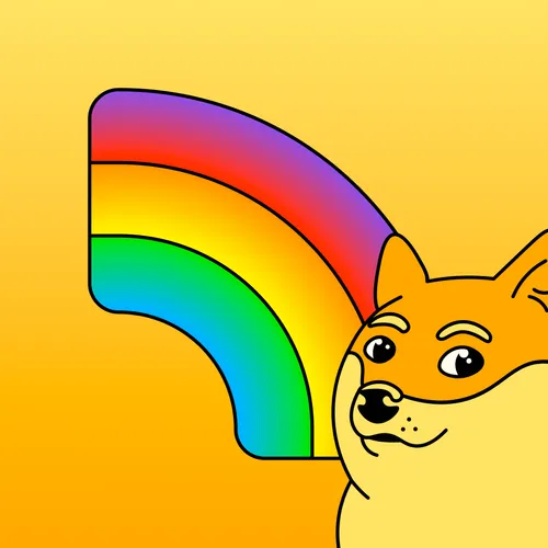 Very Wow Golden Rainbow The Doge NFT V2 - Collection | Element